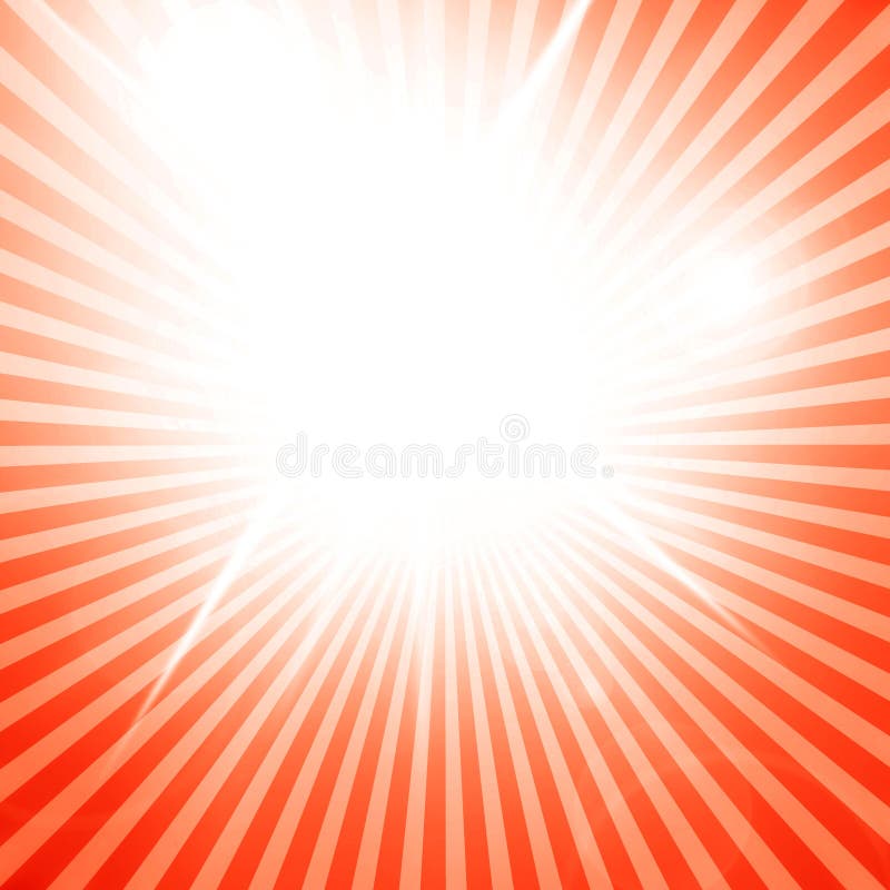 Rayos rojos suaves stock de ilustración. Ilustración de pintura - 33490987