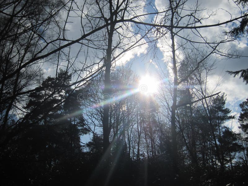 Rayos solares hermosos foto de archivo. Imagen de cortina - 111589202