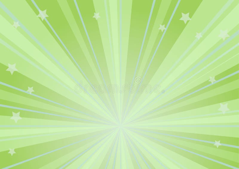 Bright Green Rays Background. Stock Vector - Illustration of abstract ...