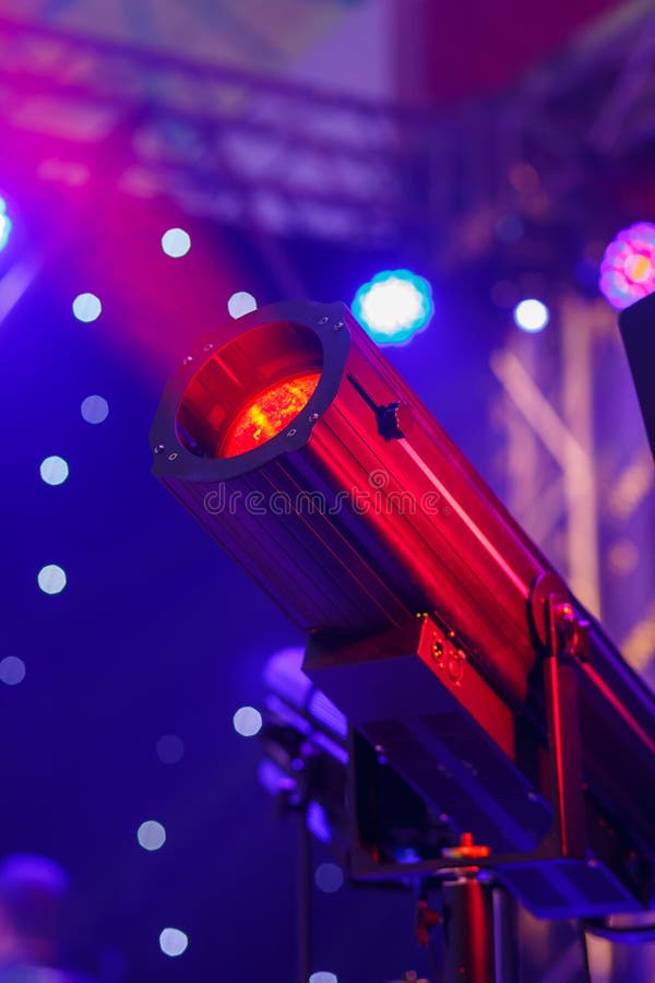 Rays of Colored Light in the Smoke from the Lighting Fixtures of Guns ...