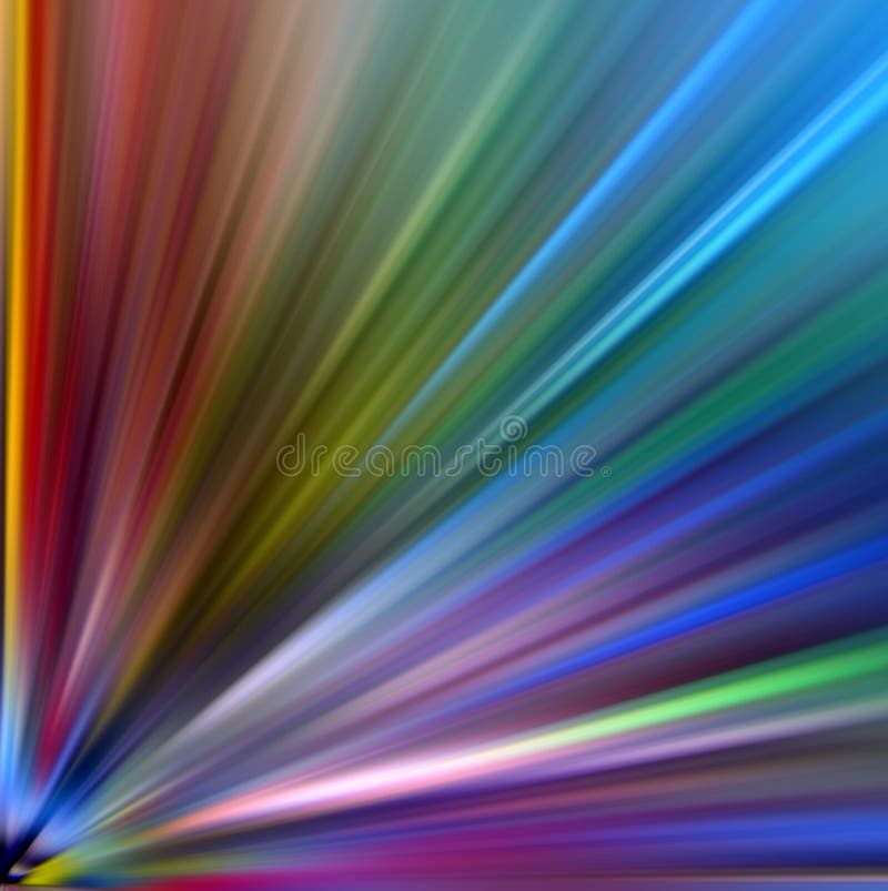 Multicoloured Light Rays stock illustration. Illustration of abstract ...