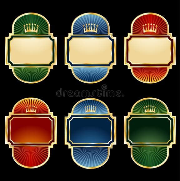 Rays crown gold stock vector. Illustration of drink, diamond - 14112490