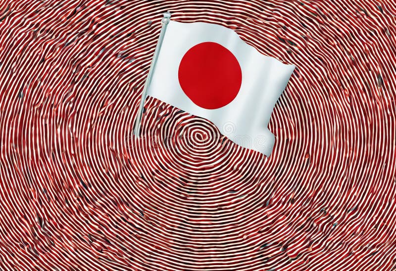 Rays Flag Japan Red Japanese Vector Pattern Element National Texture ...