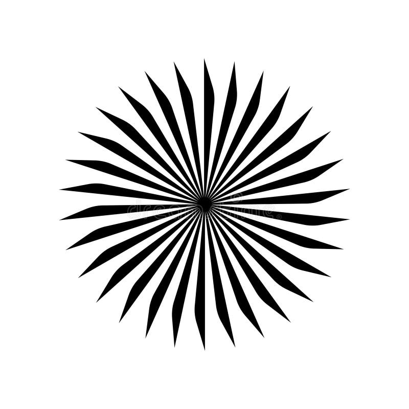 Rays icon stock vector. Illustration of glitter, badge - 282971896