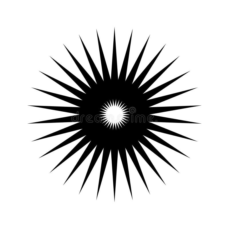 Rays icon stock vector. Illustration of artistic, starburst - 282971902