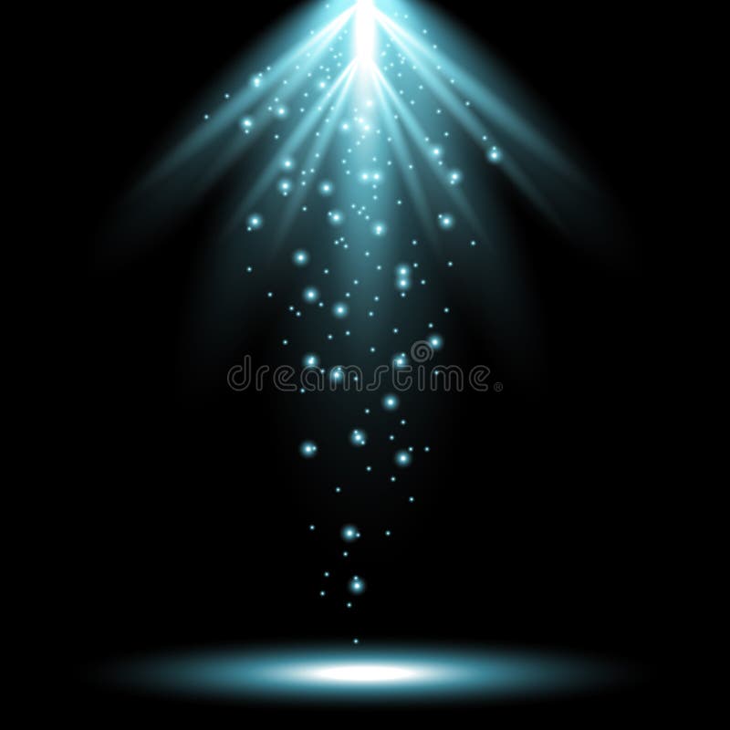 Bright Spotlight Above Stock Illustrations – 346 Bright Spotlight Above ...