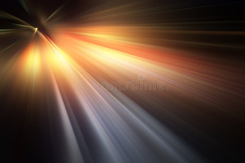 Rays of Light and the Descent of the Holy Spirit Stock Illustration ...