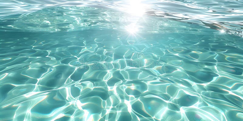 Rays of Light Breaking through the Water Stock Photo - Image of outdoor ...