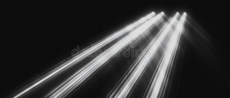 Rays of Light Create Powerful Illumination Against a Dark Background ...