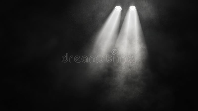 Rays of Light Emerge through the Mist, Enveloping the Space in a ...