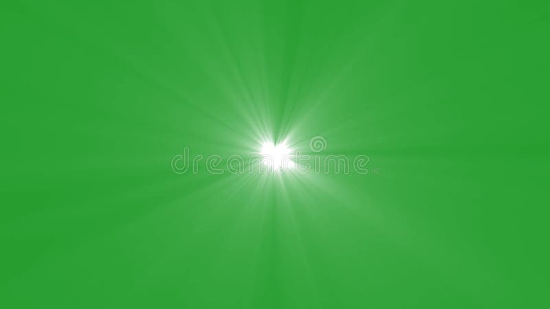 Rays of Light Green Screen Motion Graphics.Shining Star and Sun Rays ...