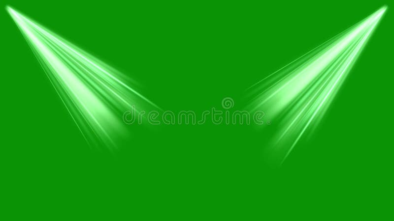 Rays of Light with Green Screen Background Stock Video - Video of ...
