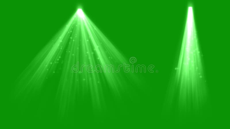 Rays of Light with Green Screen Background Stock Video - Video of ...