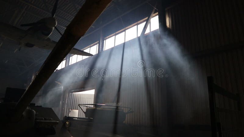 Rays of Light Pass through the Windows of the Building Stock Footage ...