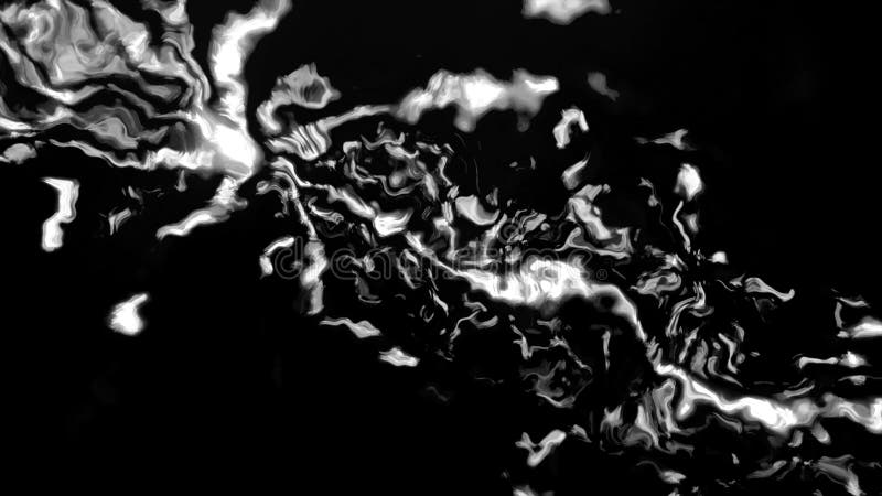 Rays of Light Reflected from Liquid Structure. Motion Stock Video ...