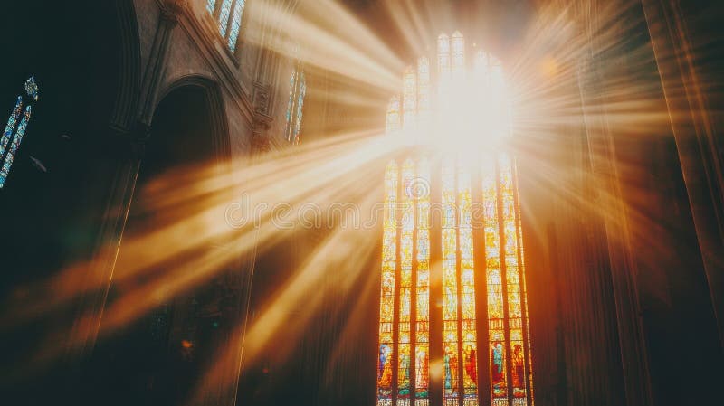 Rays of Light through Stained Glass an Interior Architectural Study of ...