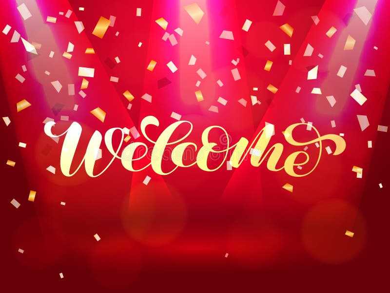 Welcome Confetti Stock Illustrations – 924 Welcome Confetti Stock ...