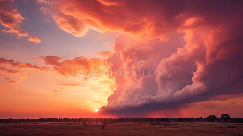 Rays pink sun stock illustration. Illustration of captivating - 321305773