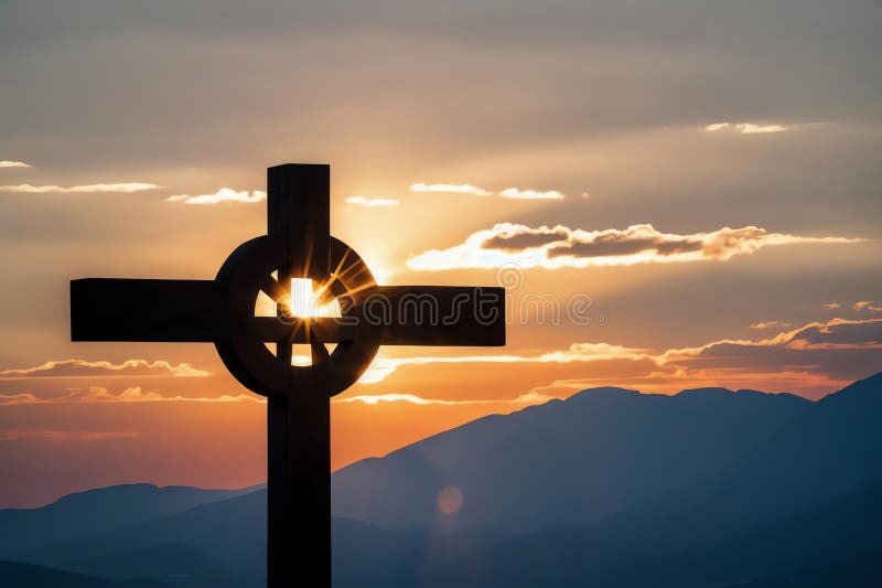 Rays of Resurrection .AI Generated Stock Illustration - Illustration of ...