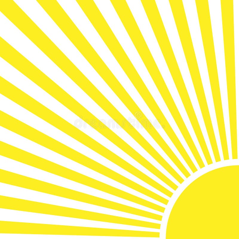 Rays of the Rising Sun with Ragged Edges. Background for Design ...