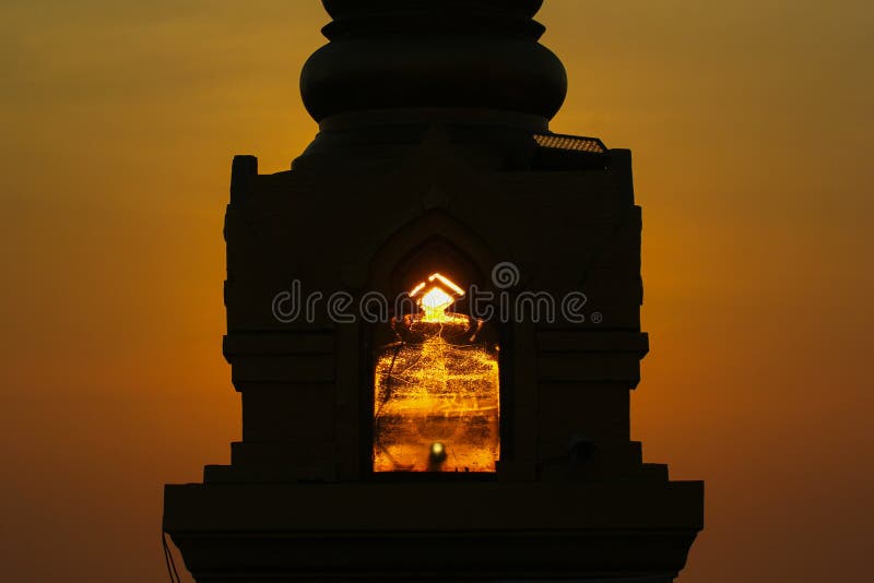 The Rays of the Setting Sun through the Glass Window Stock Photo ...