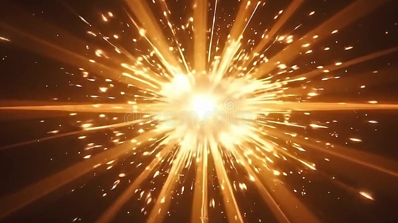 Rays Shoot Outward Dynamically from the Starburst, Crafting a ...