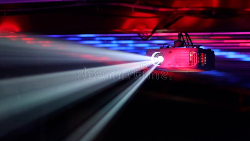 Rays Spotlights on the Stage during the Performance. Lighting Equipment ...