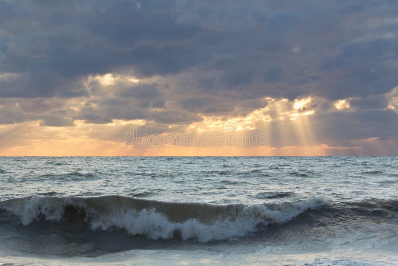 Rays of sun. stock image. Image of orange, tranquil, landscape - 27792245