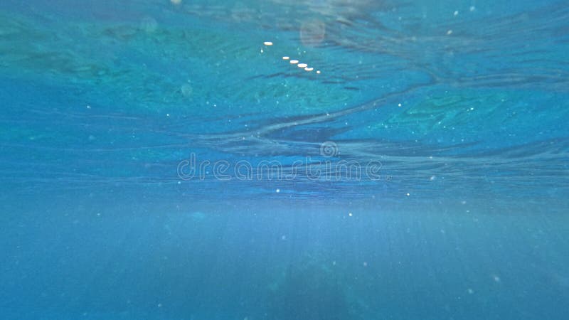 Blue Transparent Sea Underwater Stock Video - Video of bottom, blue ...