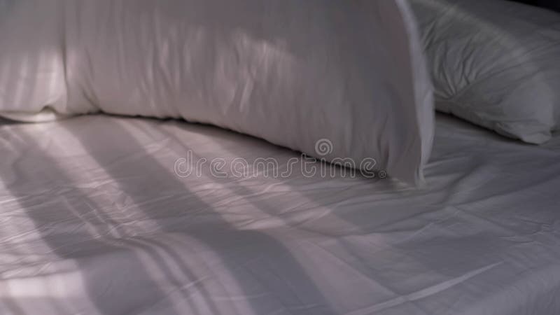 Rays Sun Make Their Way through the Curtains of the Window. Reflection ...