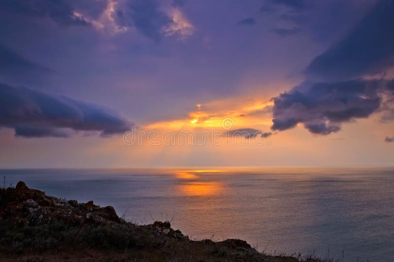 Rays of the sun stock image. Image of dramatic, bright - 49145155