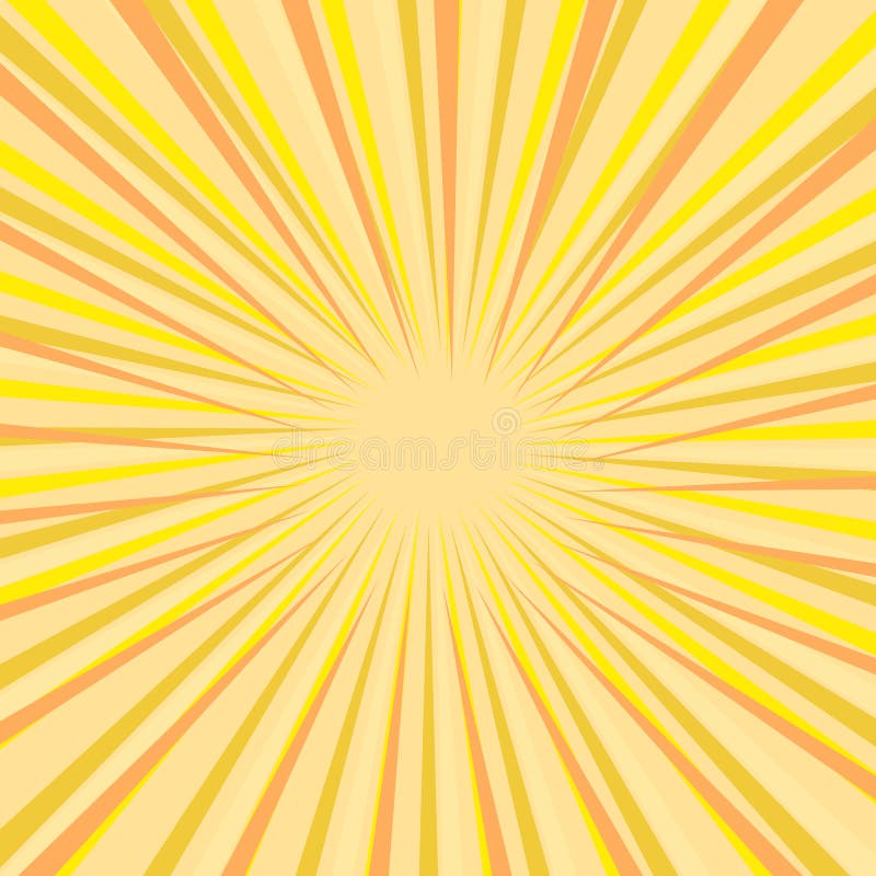 Sunshine Abstract Rays Background. Colorful Stripes Beam Pattern ...