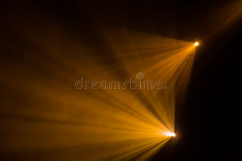 Rays Theatrical Spotlights on the Stage during the Performance ...