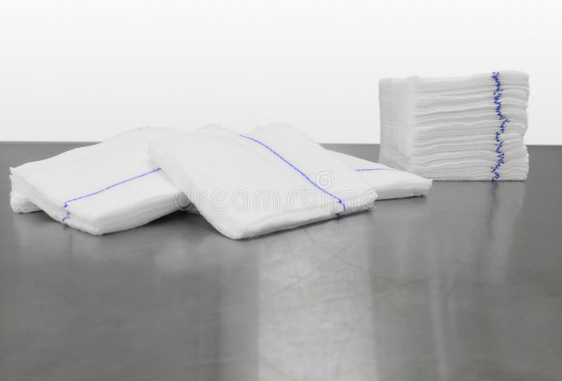 Surgical Raytec Sponge stock photo. Image of operation - 179782406