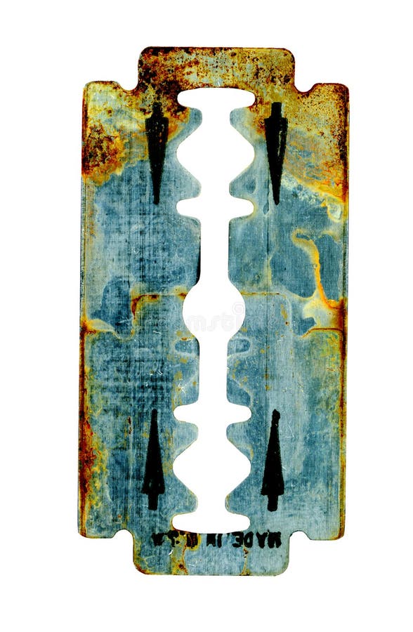 Razer blade stock photo. Image of blade, rust, steel, dirty - 3371218