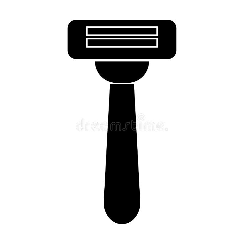 Razor Icon Black Color in Circle Stock Vector - Illustration of outline ...