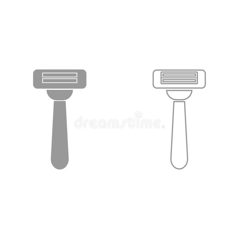 Razor it is black icon . stock vector. Illustration of manual - 100677097
