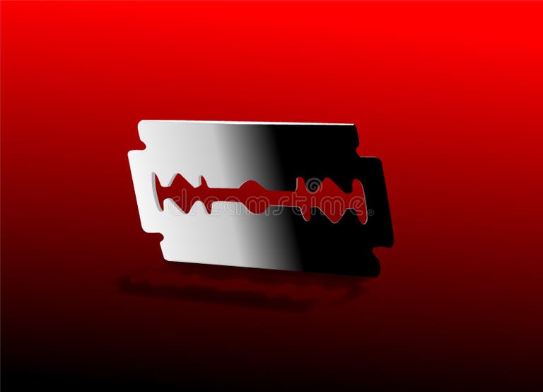 Razor Blade Blood Stock Illustrations – 165 Razor Blade Blood Stock ...