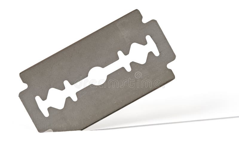 Razor blade stock image. Image of clipping, shaver, shiny - 6053175
