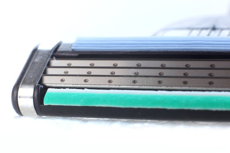 Razor blade stock image. Image of white, macro, safety - 30800887