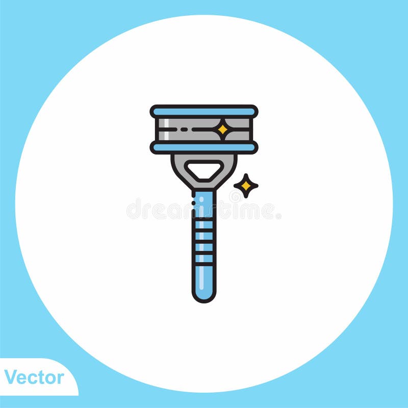 Razor Blade Flat Vector Icon Sign Symbol Stock Vector - Illustration of ...