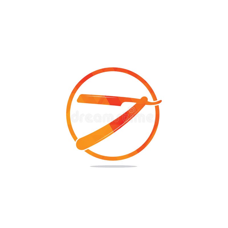 Razor Blade Icon Logo Design. Stock Vector - Illustration of equipment ...