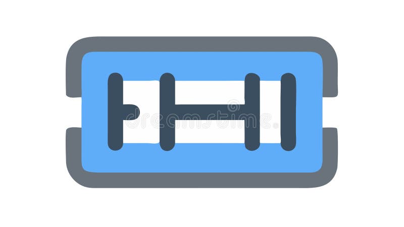 Razor Blade Icon for Shaving and Sharpness, Vector Design Generative AI ...