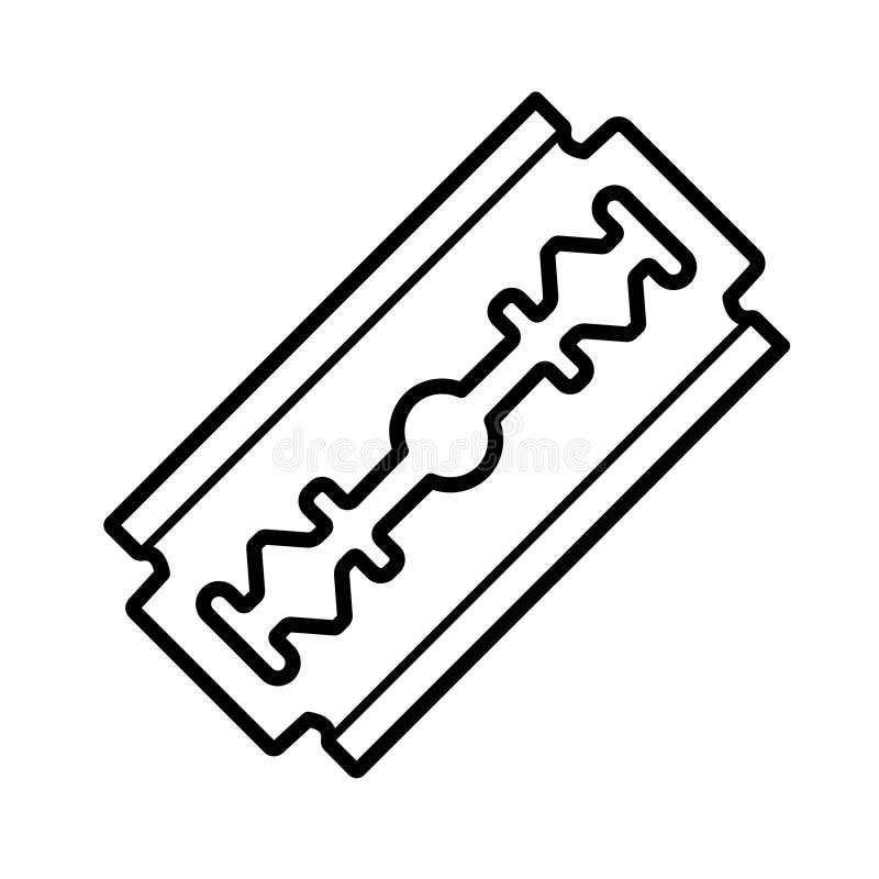 Razor Blade - Simple Vector Illustration Stock Illustration ...