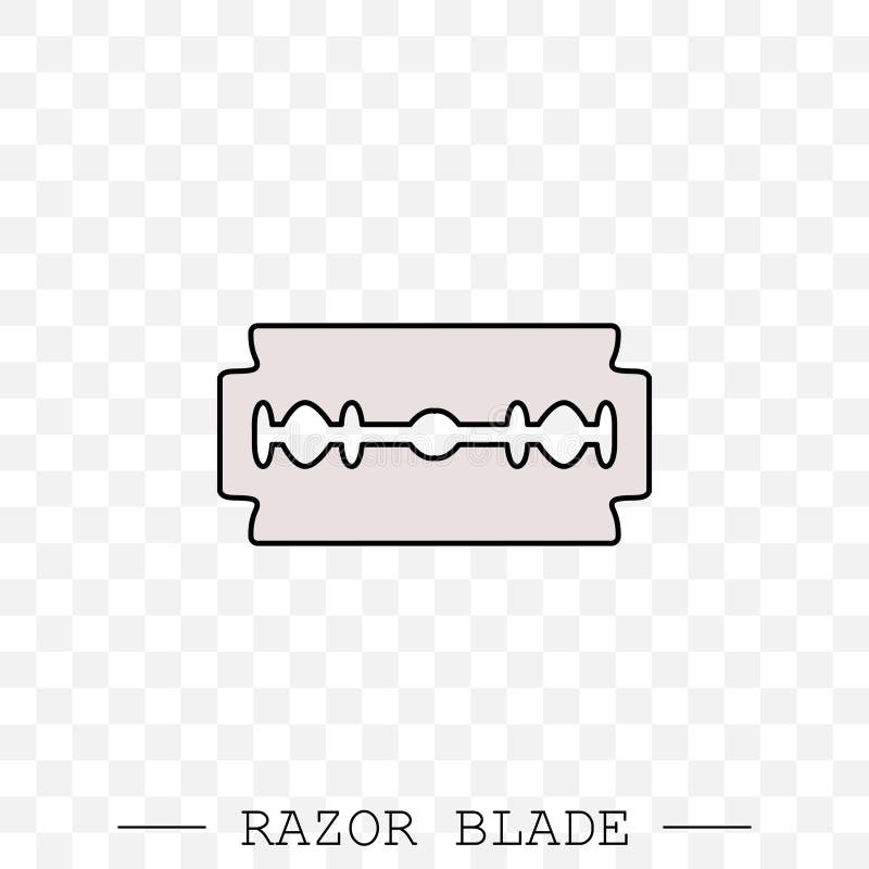Razor Blade Vector Icon. Barber Logo Design Element Stock Vector ...