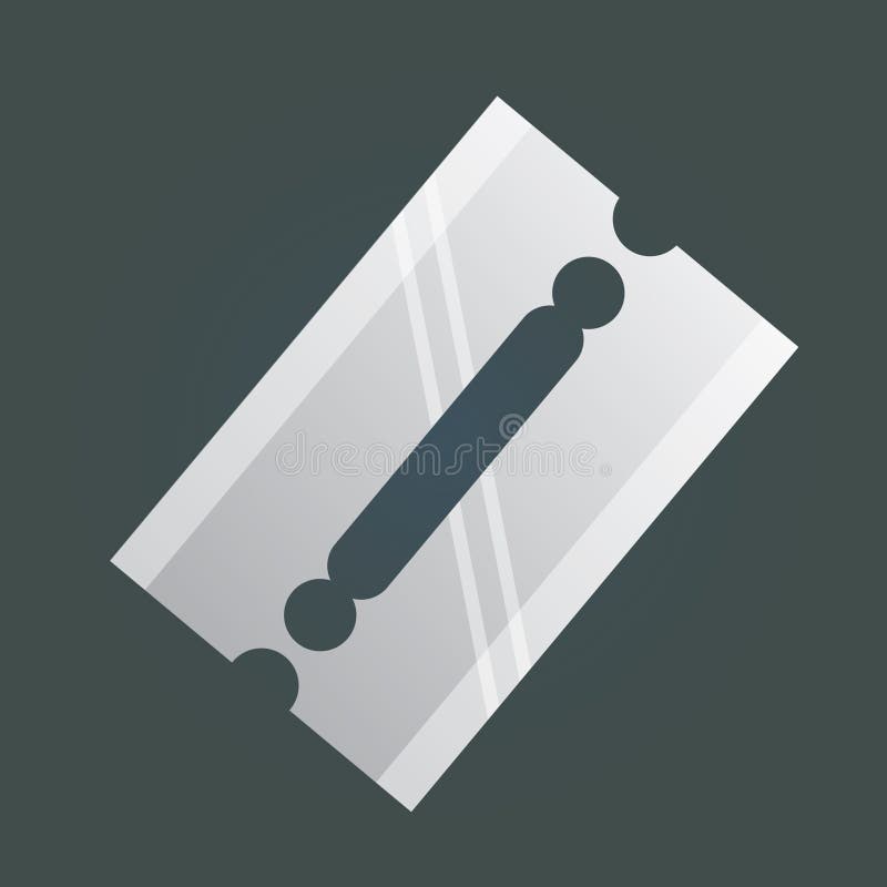 Razor Blade. Vector Illustration Decorative Design Stock Vector ...