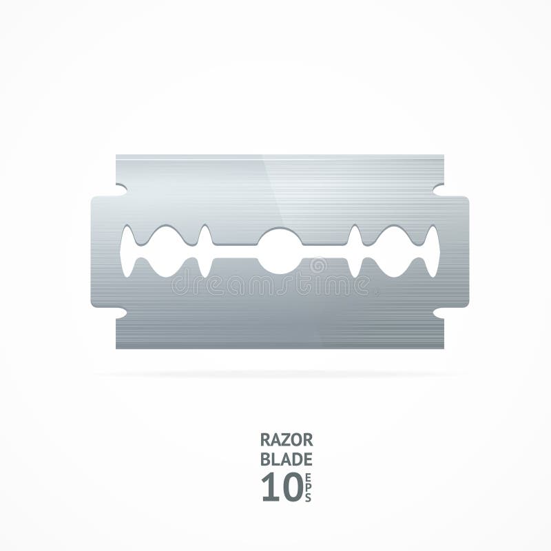 Razor Blade. Vector stock vector. Illustration of cutting - 73200891