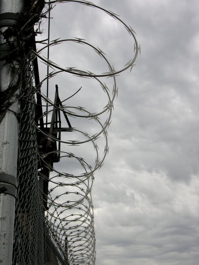 Razor & chain stock photo. Image of storm, barbed, metal - 596164