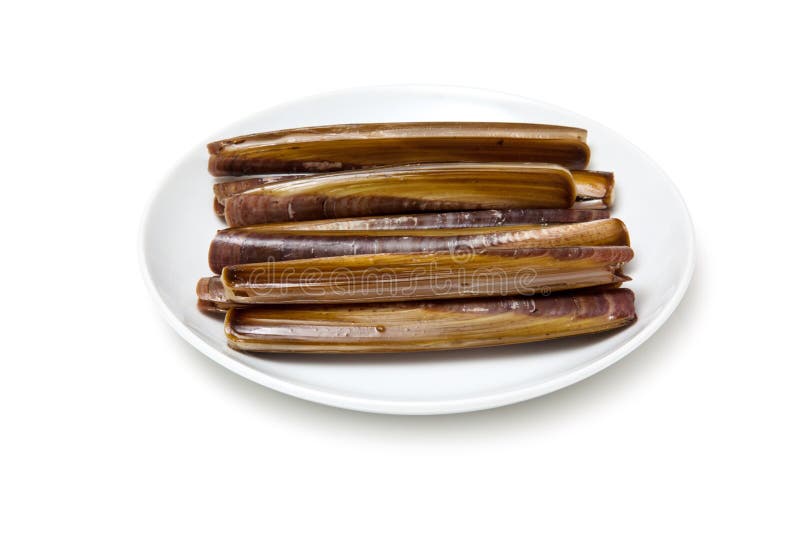 Razor Clams stock image. Image of mollusc, drink, shot - 51781559