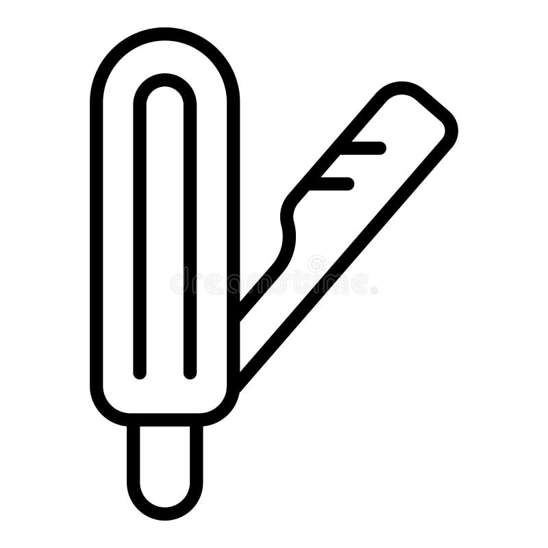 Razor Icon Outline Vector. Barber Shampoo Stock Illustration ...